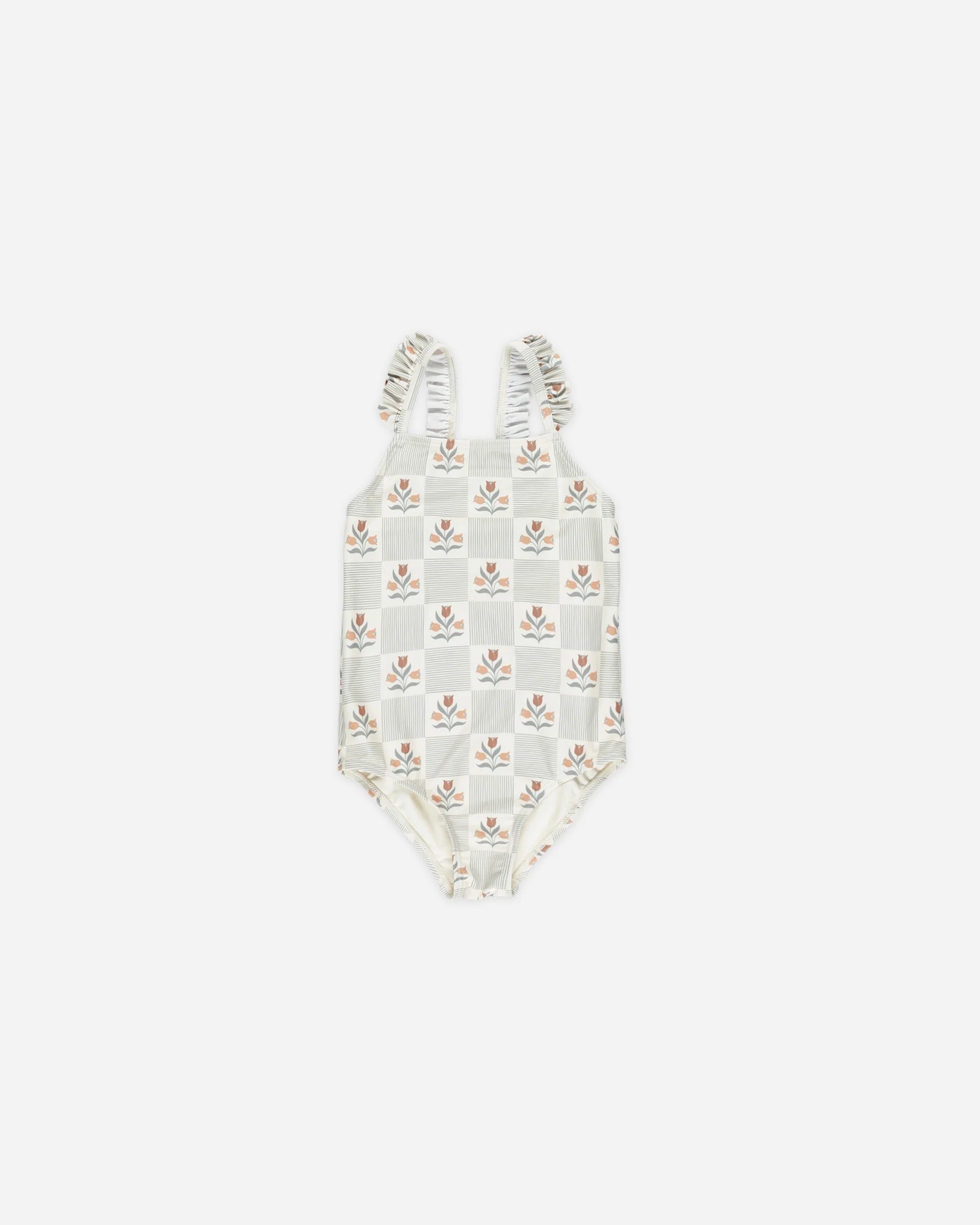 Positano One Piece - Garden Grid – Clover James
